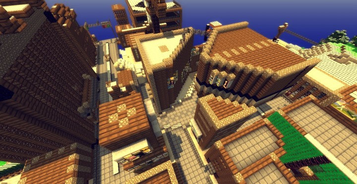 The Wooden City Minecraft Map