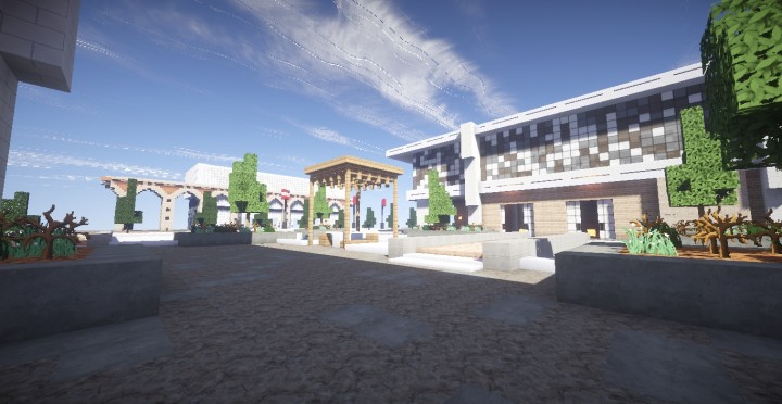 Modern University Campus - Plot Minecraft Map