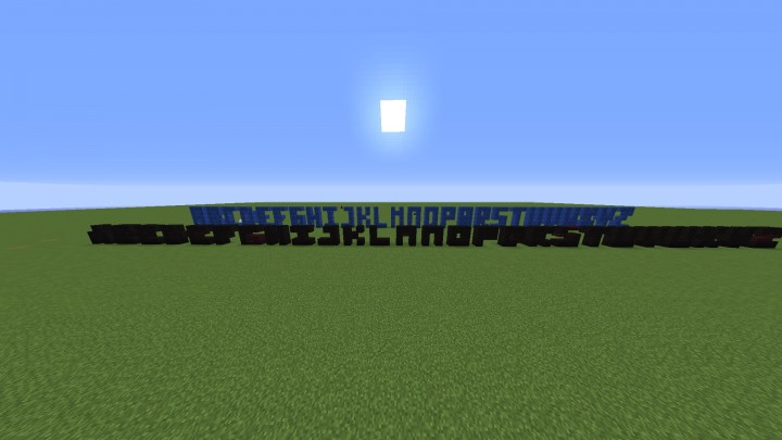 Alphabet Minecraft Map