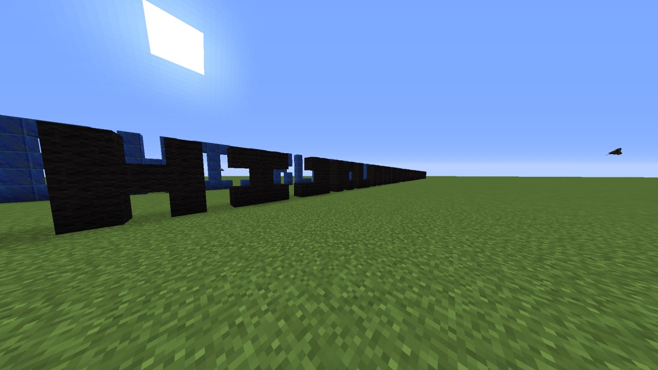 Alphabet Minecraft Map