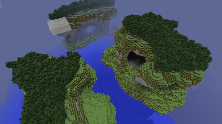 Three Island Minecraft Map