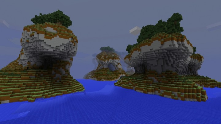 Three Island Minecraft Map