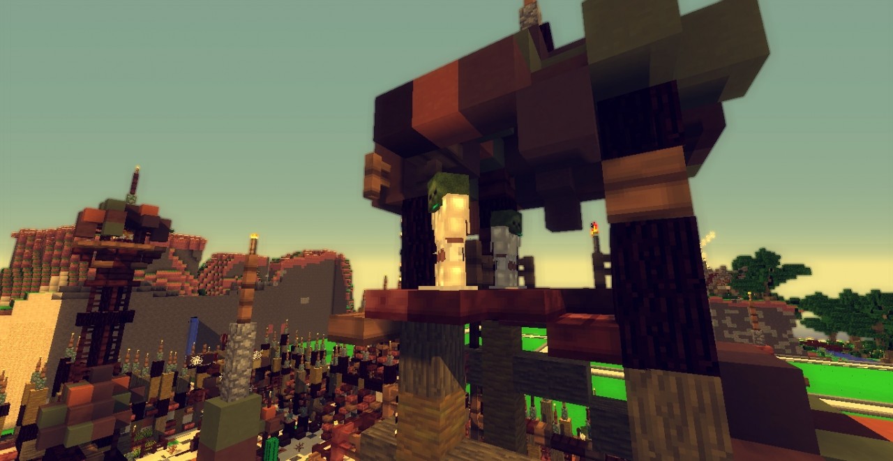 An Army Orc Camp Minecraft Map