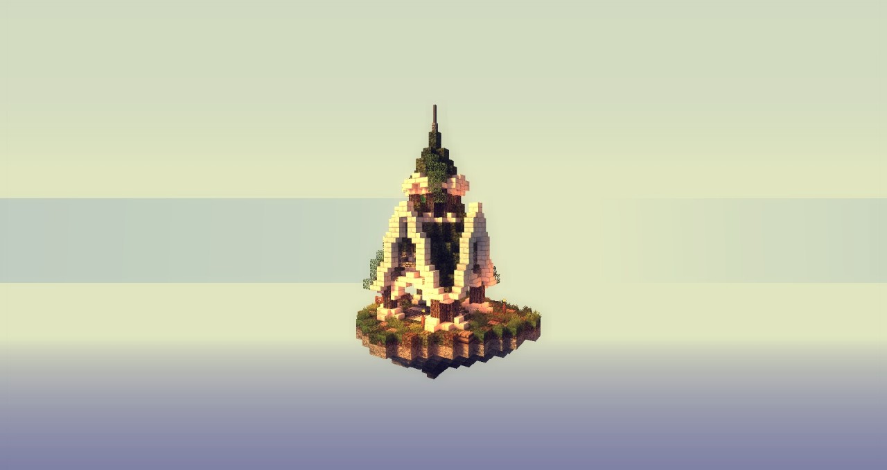 Floating Island - Elven house Minecraft Map