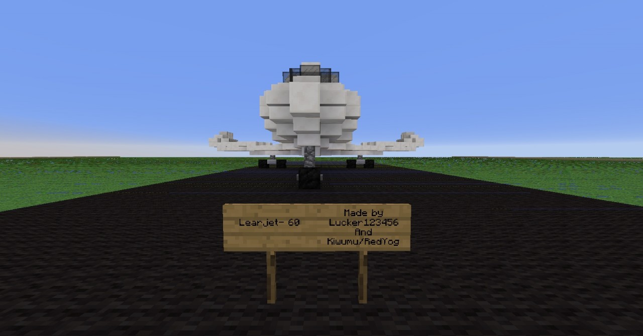 Learjet - 60 Made by lucker123456 and RedYog Minecraft Map