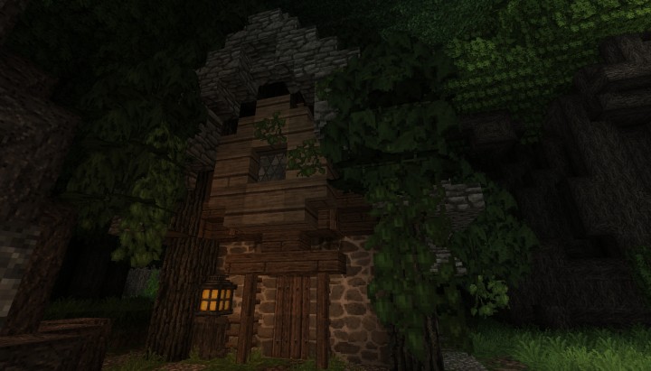 House in the woods Minecraft Map