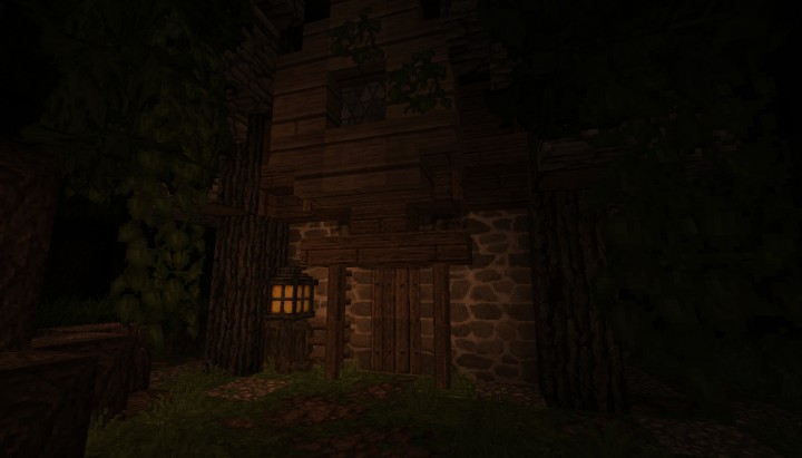 House in the woods Minecraft Map