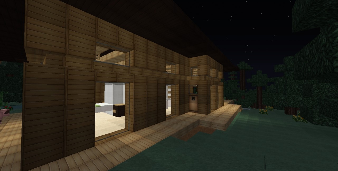 "Northwest" - A Modern Pacific Northwest Home Minecraft Map
