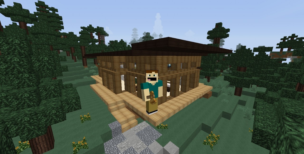 "Northwest" - A Modern Pacific Northwest Home Minecraft Map