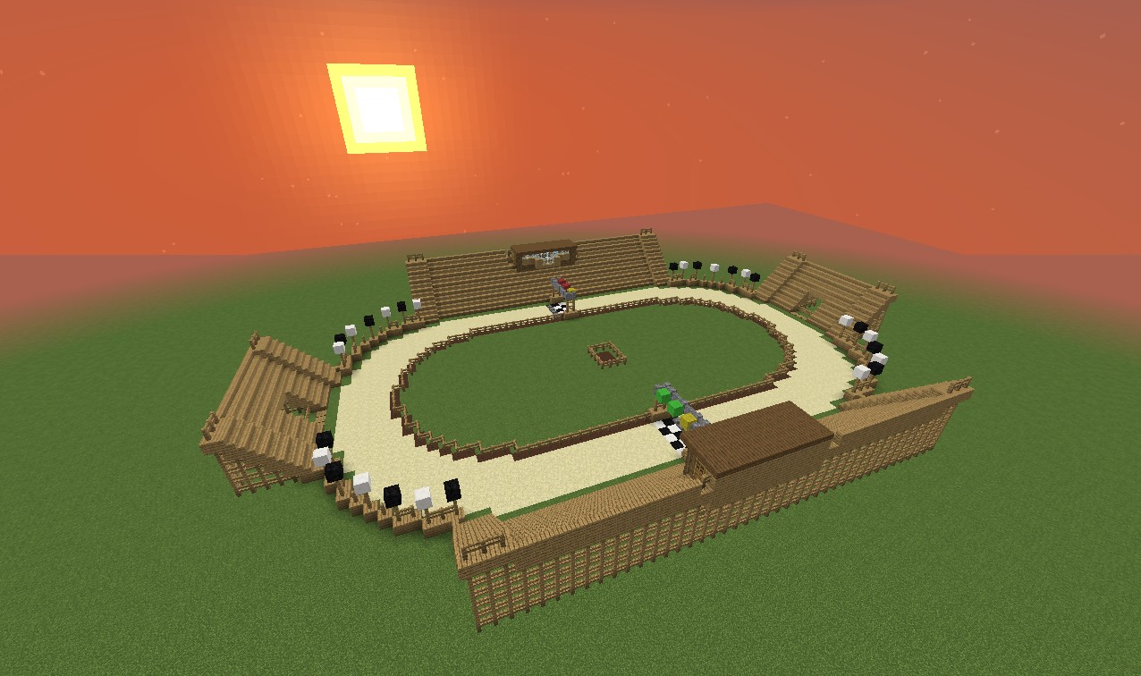 Horse Track RaceWorld Minecraft Map