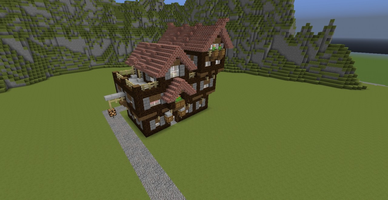 Nordic style house Minecraft Map