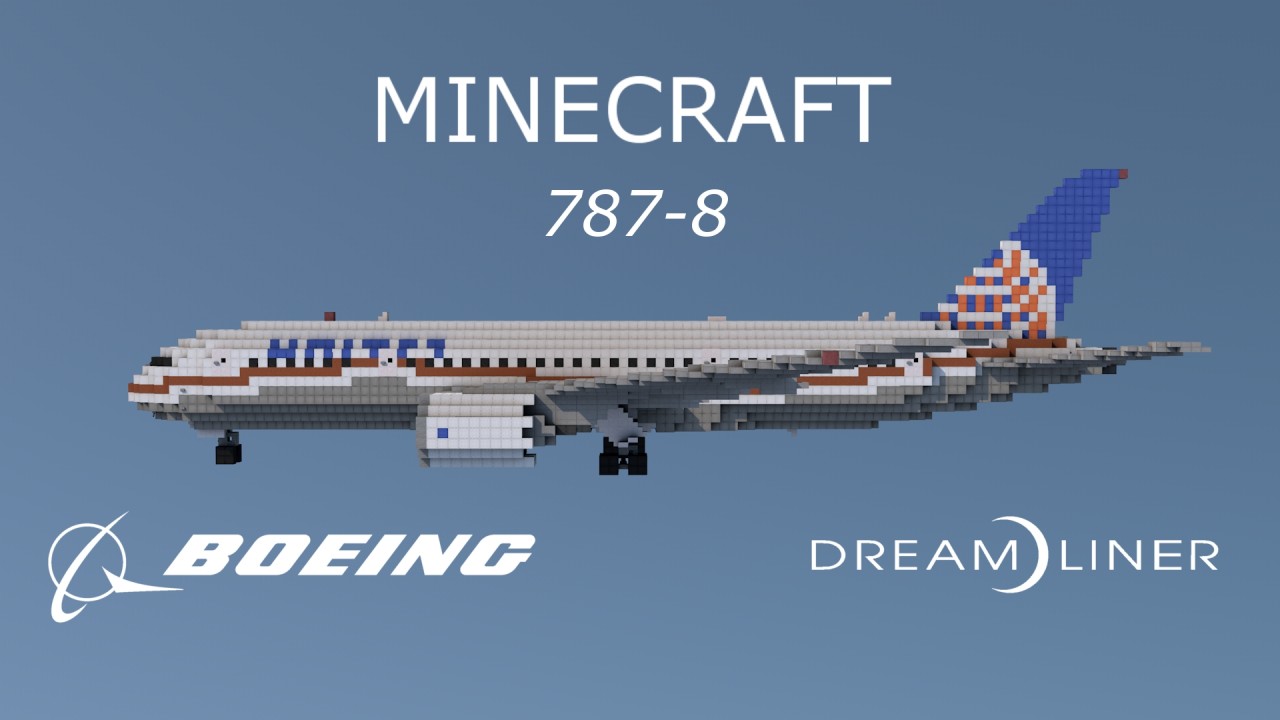 Boeing 787-8 [Airline Liveries] Minecraft Map