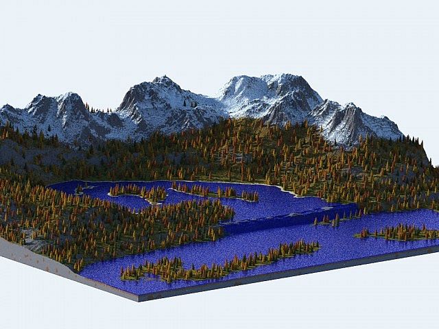 Autumn - [Realistic terrain] Minecraft Map