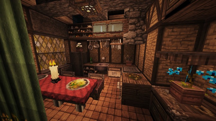 Overgrown town port Minecraft Map