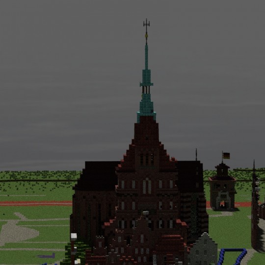 St. Marys Church, Rostock, Mecklenburg Vorpommern, Germany Minecraft Map