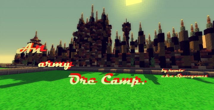 An Army Orc Camp Minecraft Map