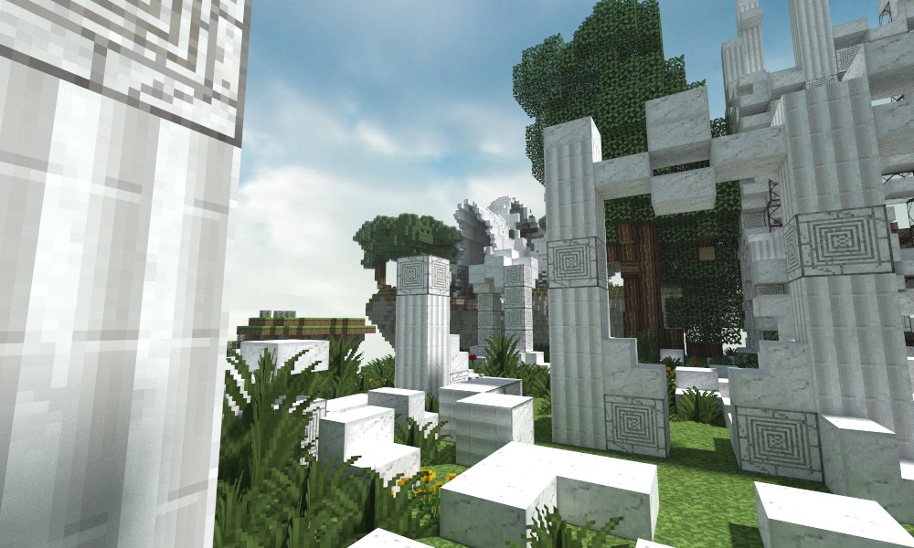 The Floating Ruins Minecraft Map