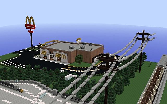 Modern Mcdonalds Minecraft Map