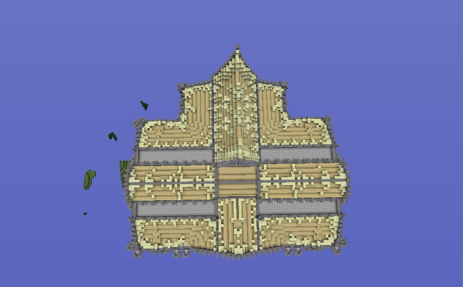 Palace above the land Minecraft Map