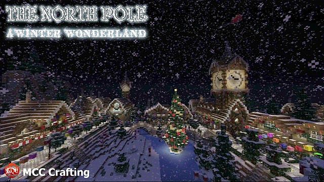 The North Pole, A Winter Wonderland, Minecraft PS3 Christmas World. V1 ...
