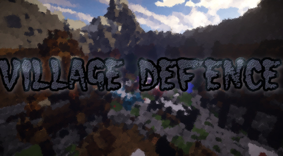 VILLAGE DEFENCE (Mob Wave Area) Minecraft Map