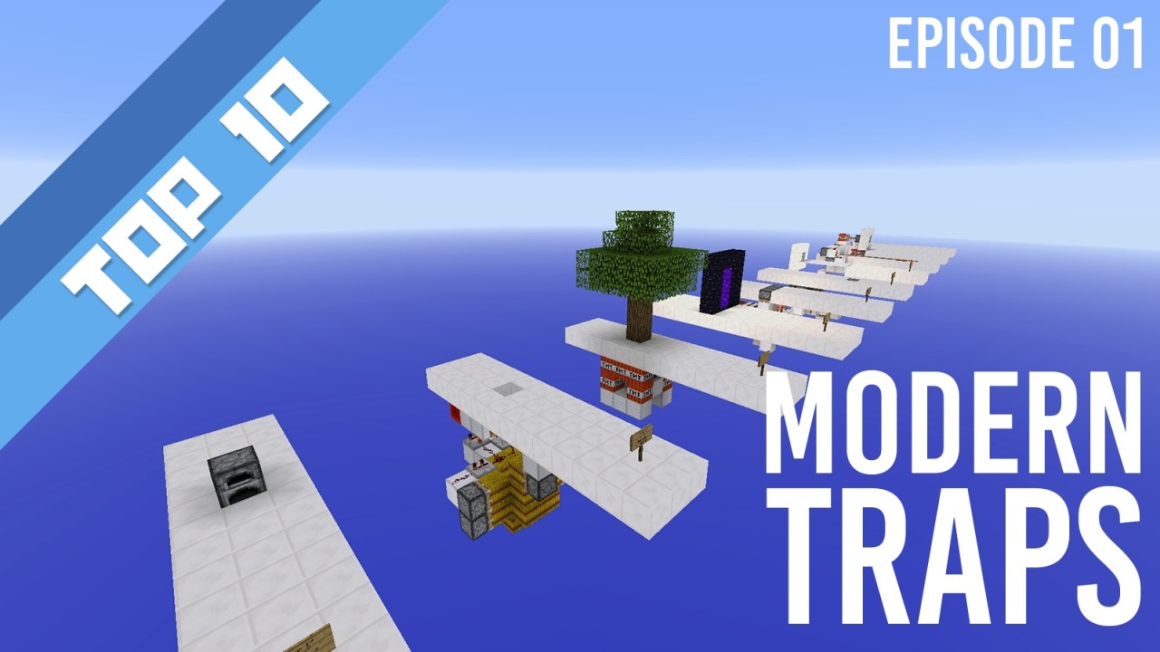 Top 10 Redstone Contraptions - Modern Traps (Minecraft 1.8) Minecraft ...