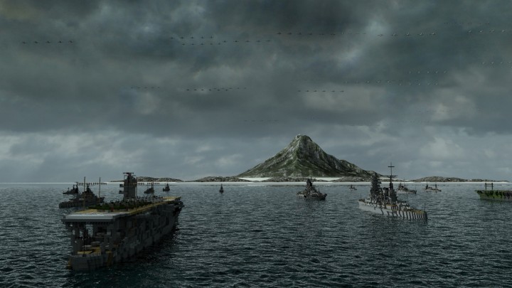 Imperial Japan navy union fleet Minecraft Map