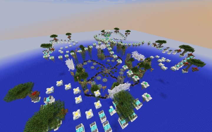 -=Sky Battle Parkour=- Minecraft Map