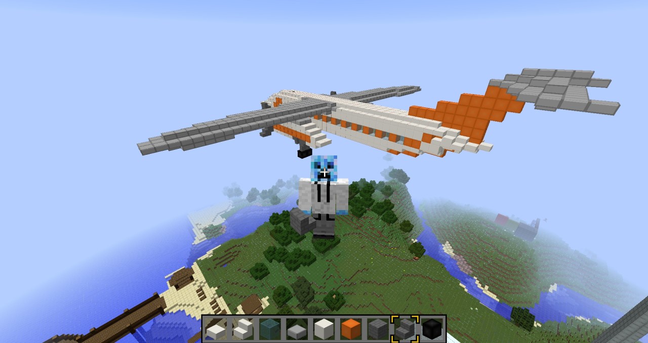 ATR-72 Twin-Engine turboprop Aircraft - KonstaBuildz Minecraft Map