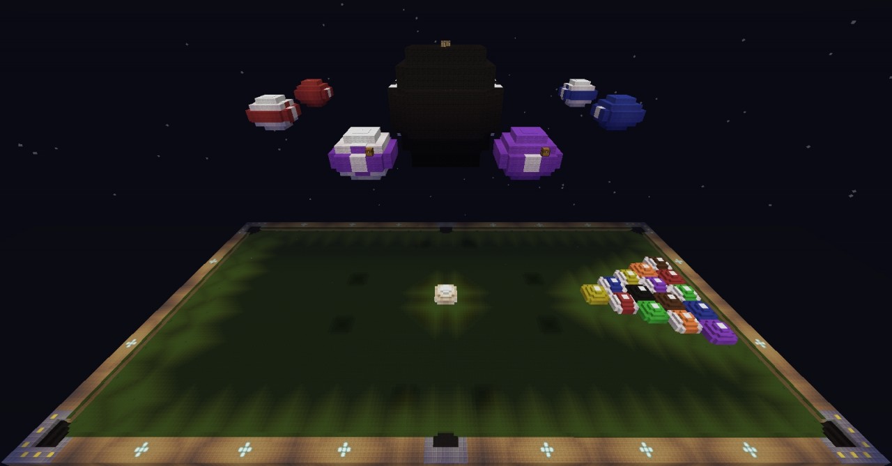 "BILLIARDS" Skywars Map Minecraft Map