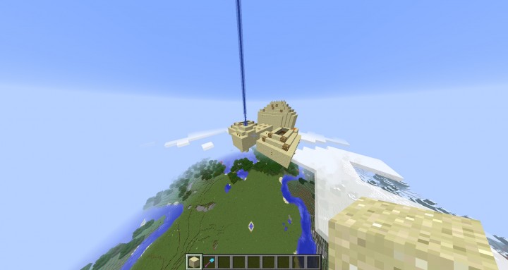 Server Spawn sandstone Minecraft Map