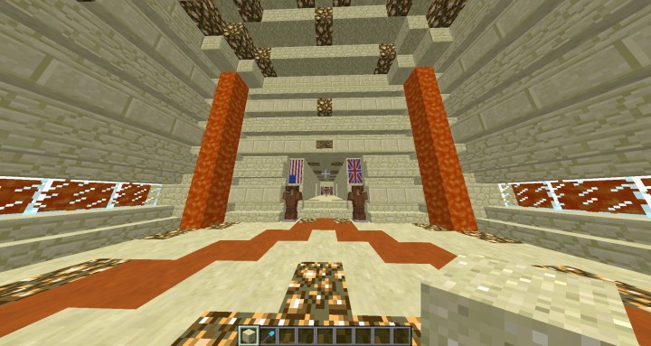 Server Spawn sandstone Minecraft Map
