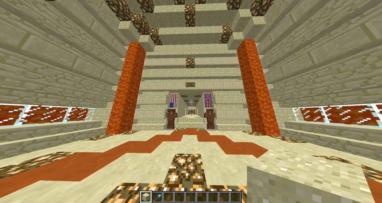 Server Spawn sandstone Minecraft Map