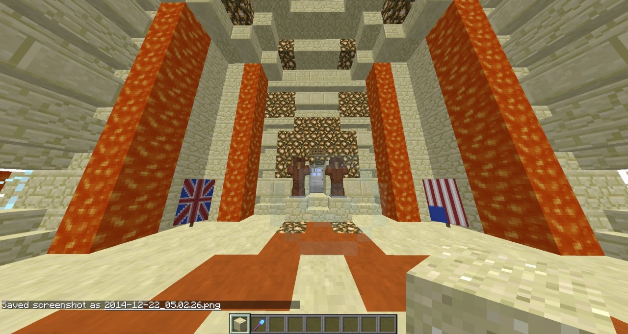 Server Spawn sandstone Minecraft Map