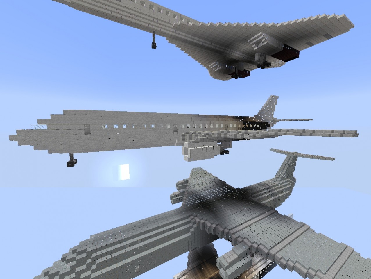 Boeing 767 Minecraft Map