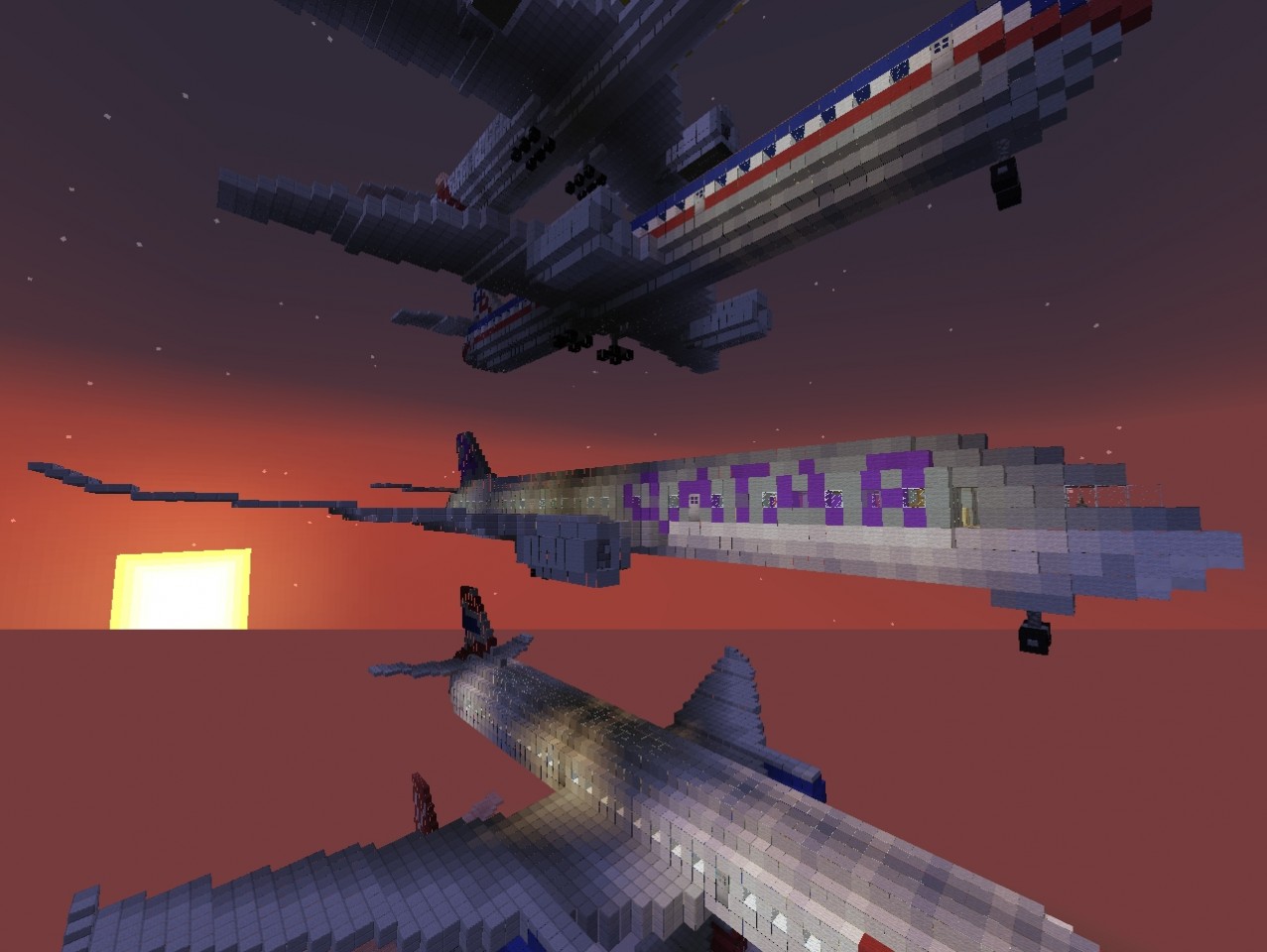 Boeing 787-8 Minecraft Map