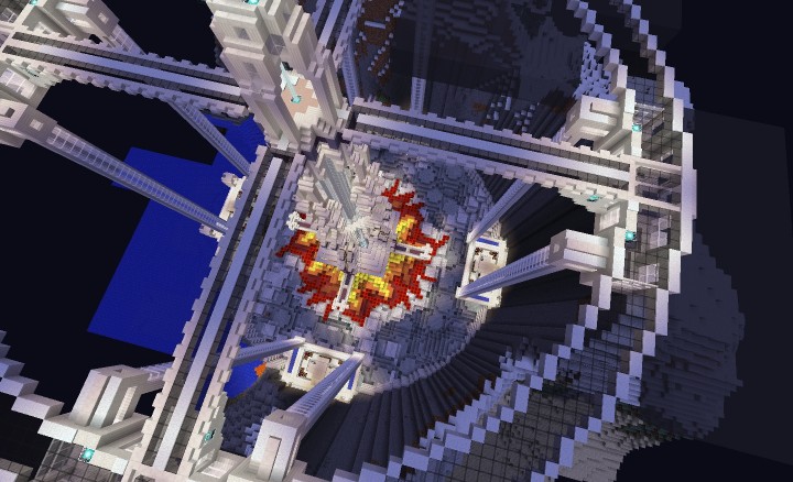 Rocket Launchpad Server Spawn Minecraft Map