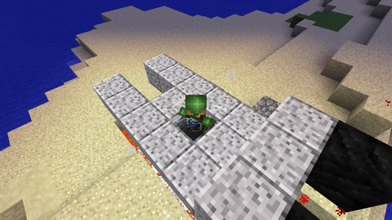 Multi-block player-made flying machines Minecraft Map