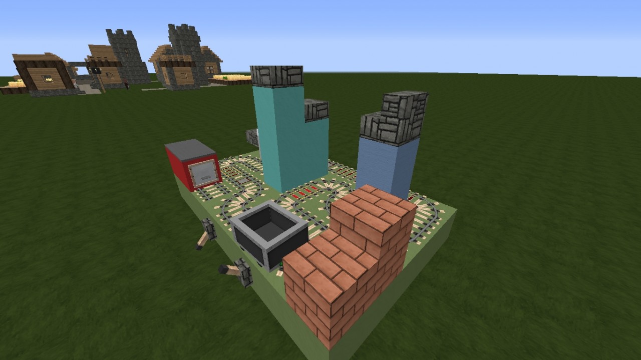 Model railways for minecraft Minecraft Map