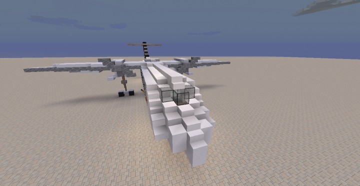 Bombardier Dash 8 Q400 with (StarAlliance)SAS Livery Minecraft Map