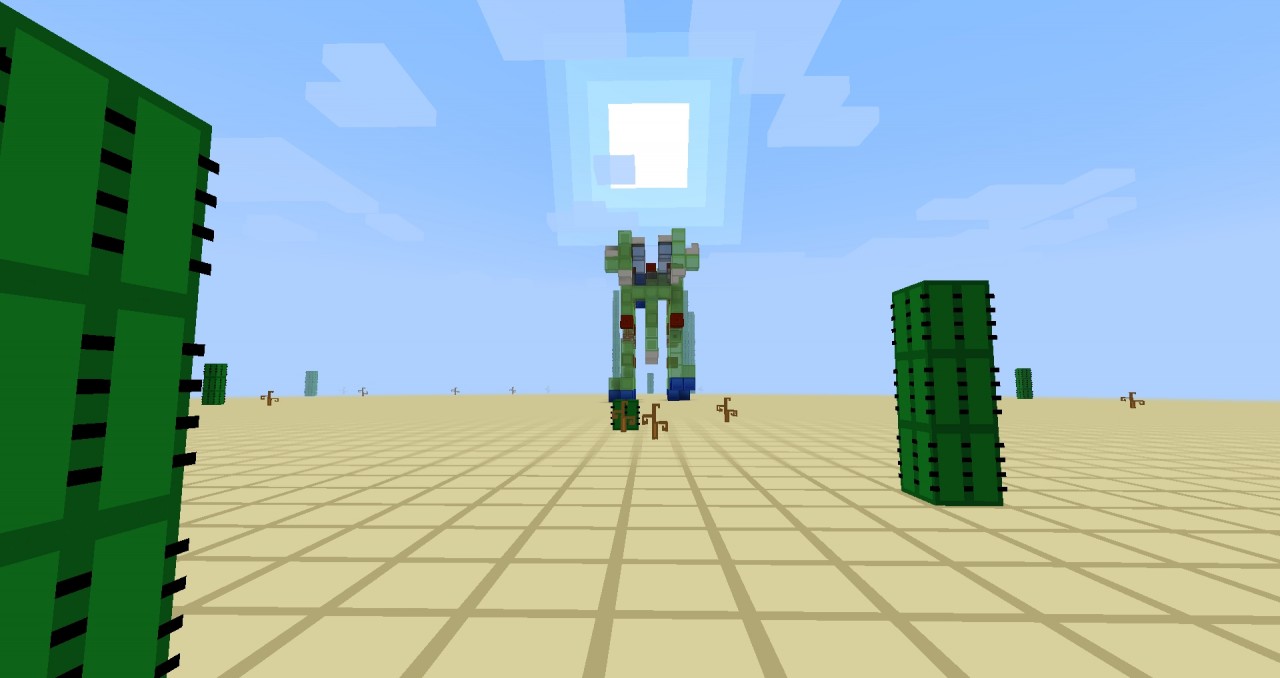 Slime Block Robot Elephant Minecraft Map
