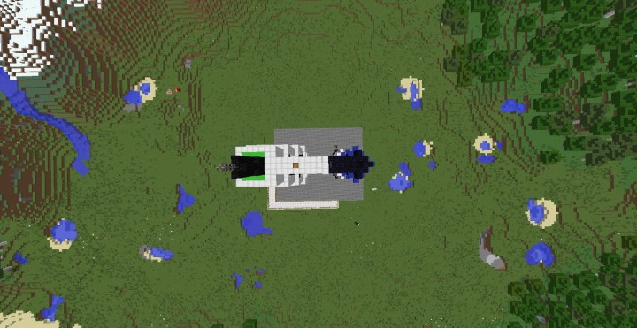 -=Working Redstone Rocket!=- {Also has a working Parachute!} Minecraft Map