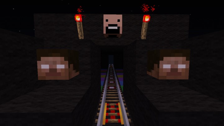 Flying Coaster Ride Minecraft Map