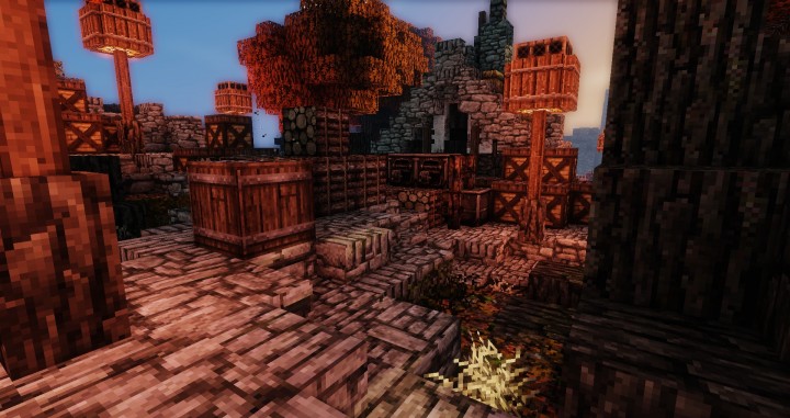 Rustic Village Minecraft Map