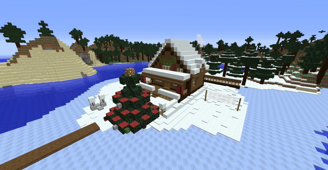 Project-T: Holiday Lodge (winter edition) Minecraft Map