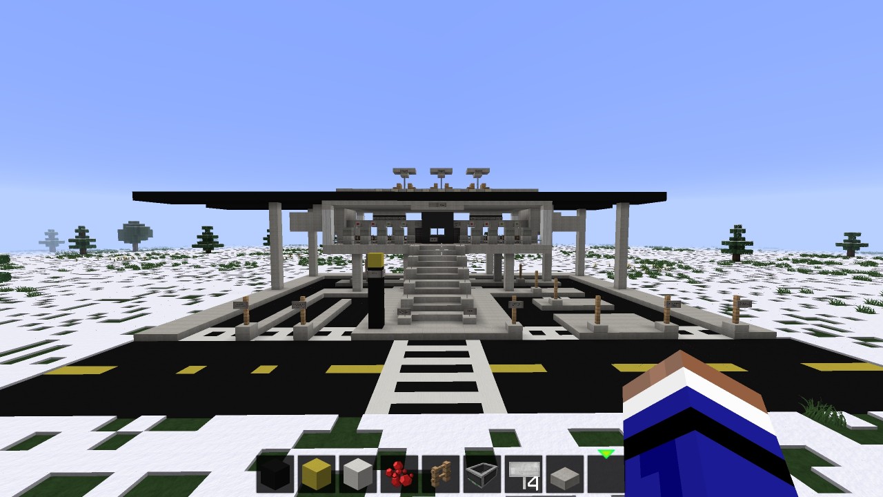 Pine Road Subway Station and Bus Terminal Minecraft Map