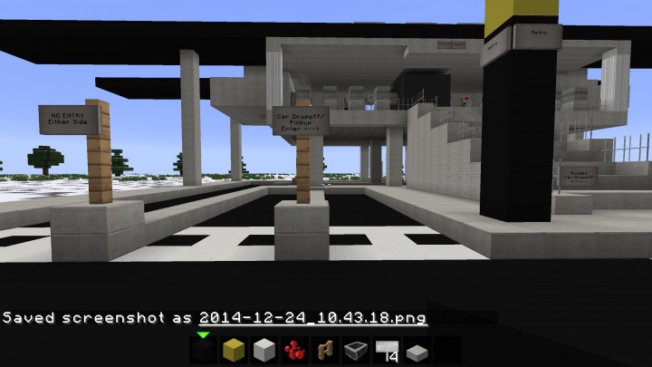 Pine Road Subway Station and Bus Terminal Minecraft Map