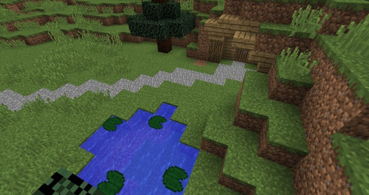 Simple Hill House Minecraft Map