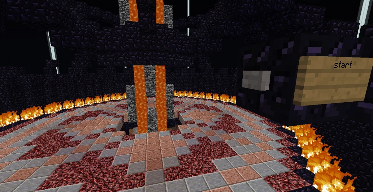 fire arena Minecraft Map