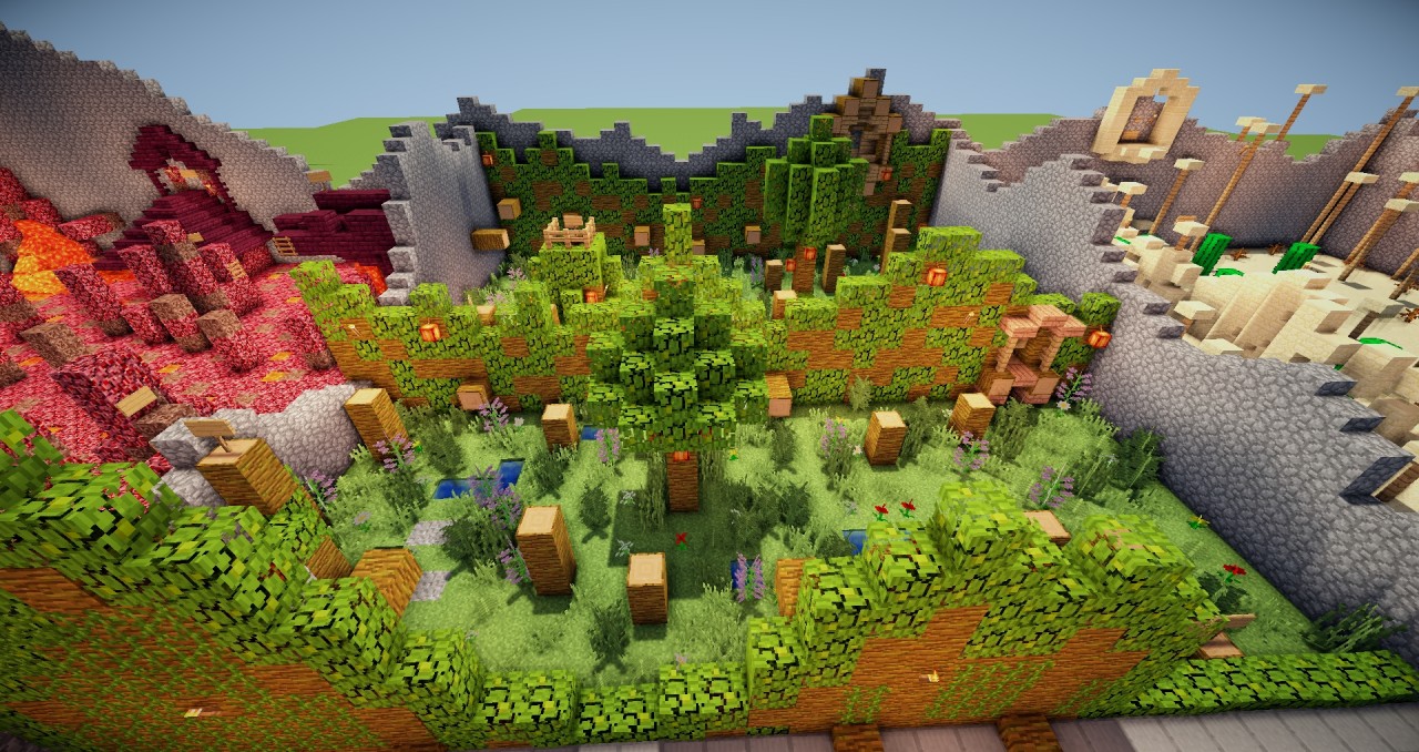 5 Biome Jump | Adventuremap Minecraft Map